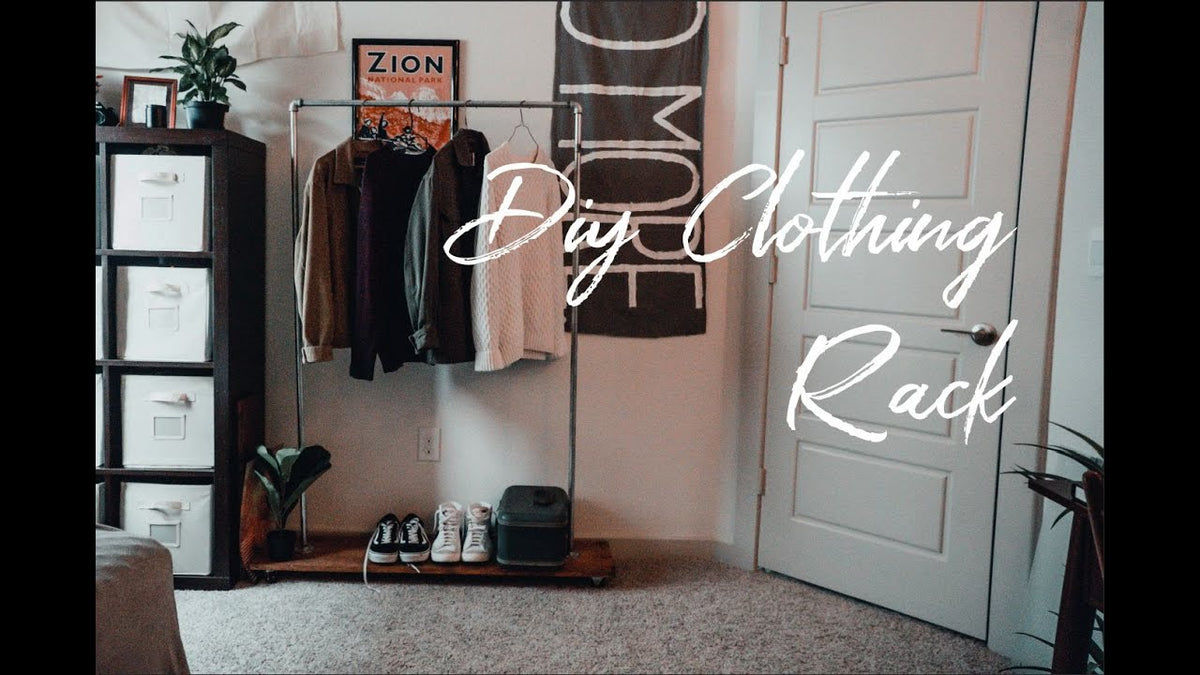 How to build a functional DIY Clothing Rack // EASY AND CHEAP by NATIV ...
